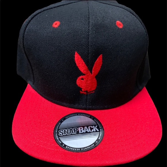 None | Accessories | Playboy Cap Embroidered Red Logo Playboy Hat New ...